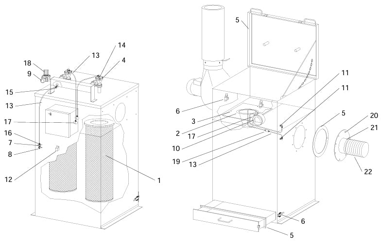 RPC-2 Cabinet Parts – Woodward Equipment