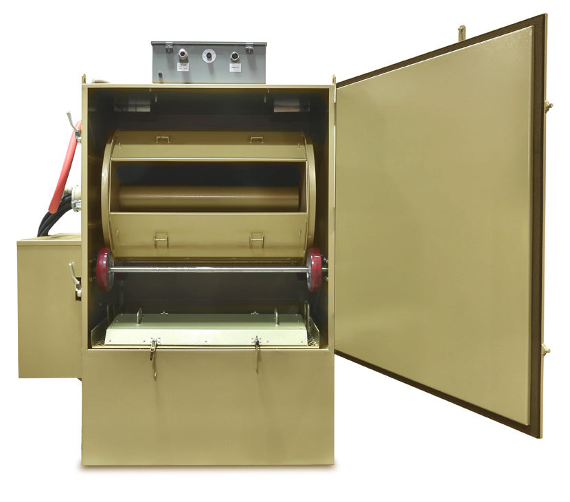 BNP 166 Tumble Barrel Blast Cabinet – Woodward Equipment